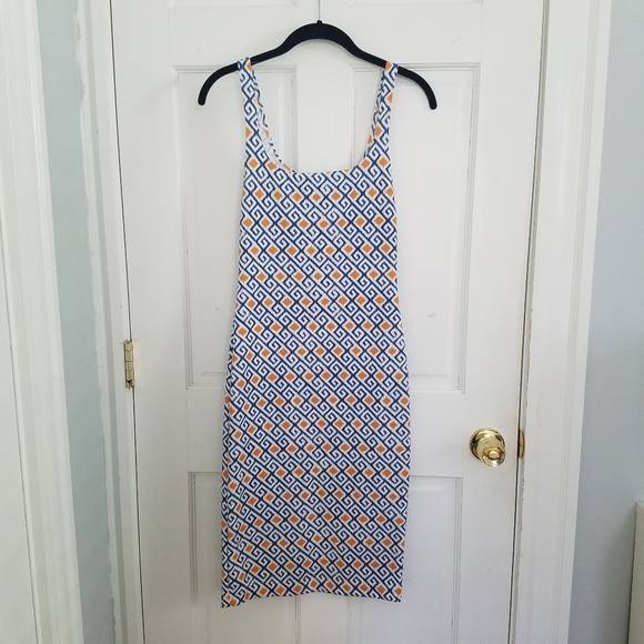 Zara | Dresses | Zara Greek Key Design Body Con Sun Dress | Poshmark